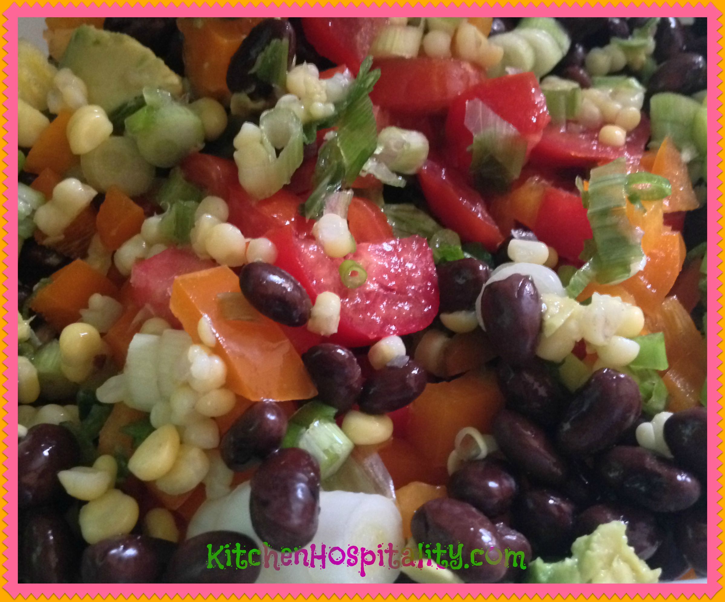 Southwestern Chopped Vegetable Salad - KITCHEN SOUTHERN HOSPITALITY (KSH)